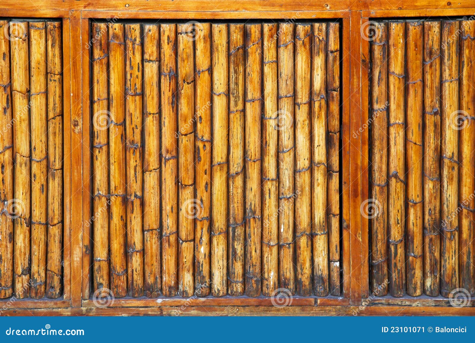 Bamboo wall stock image. Image of sticks, walls, brown - 23101071