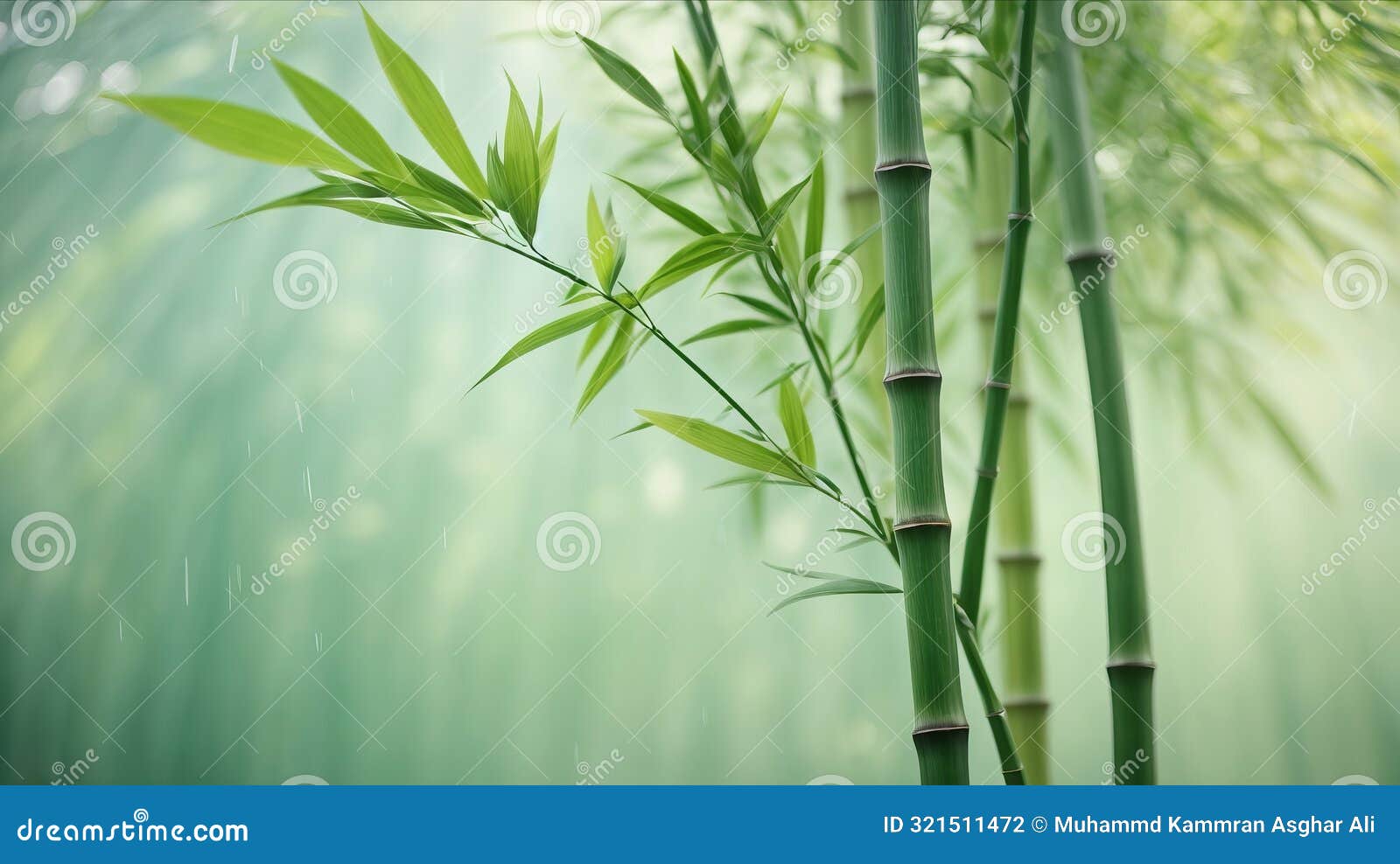 Bamboo Water Color Transparent Background Royalty-Free Stock ...