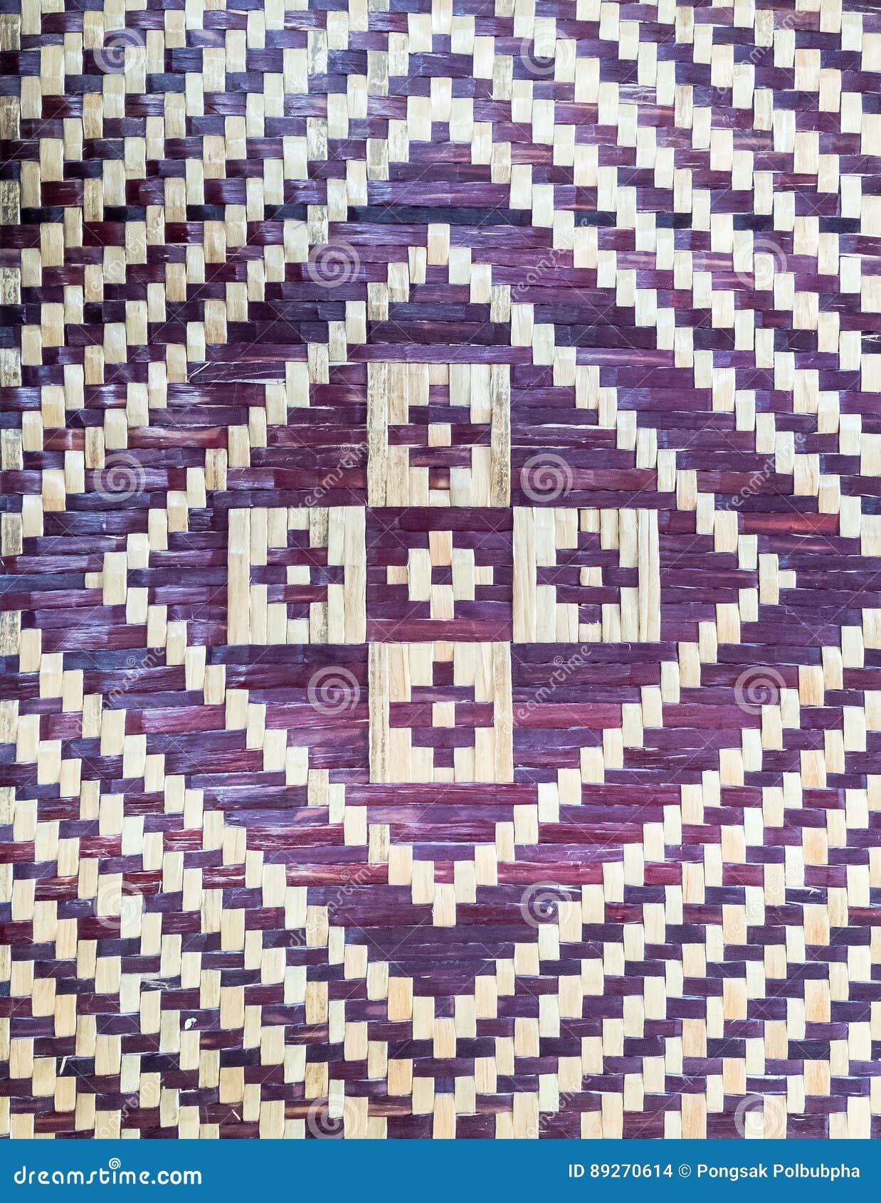 Bamboo weave pattern. stock photo. Image of craft, detail - 89270614