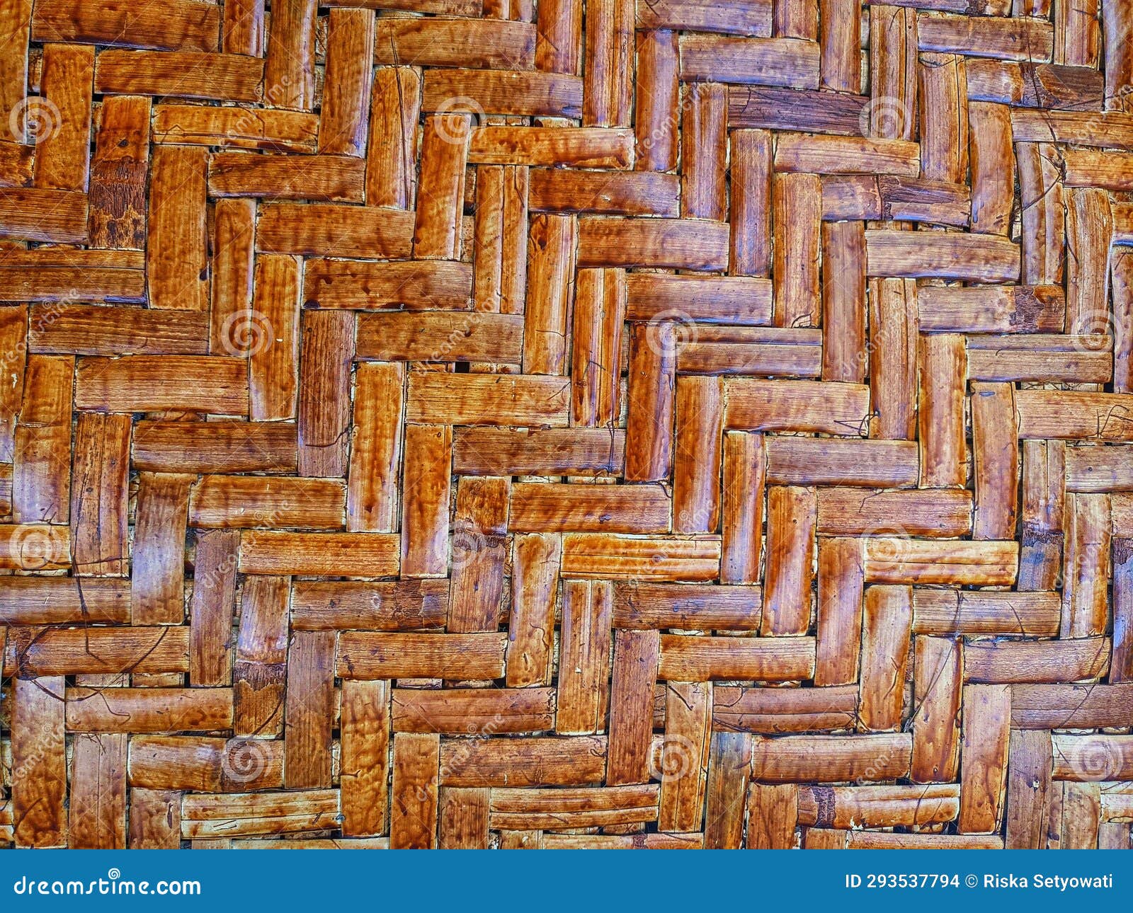 Bamboo Weave Pattern, Woven Pattern of Bamboo Background Stock Photo ...