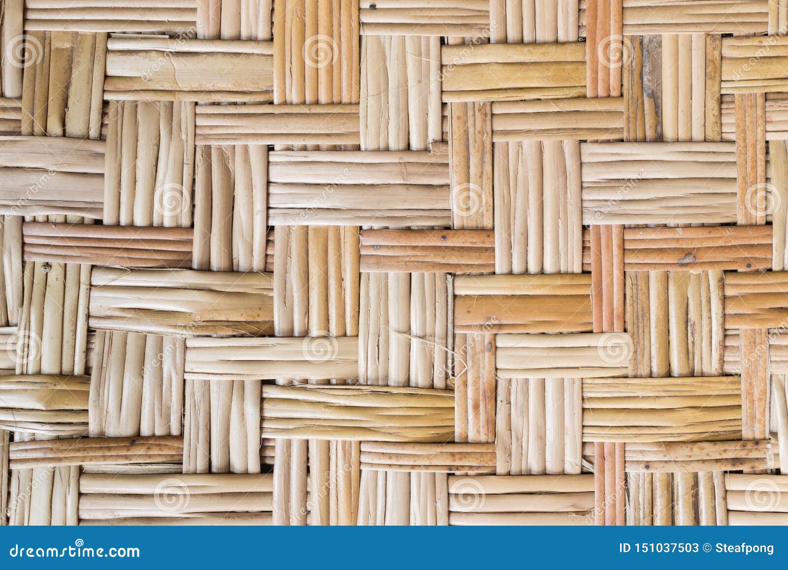 Bamboo Weave Texture or Weave Pattern Background Medium View Stock ...