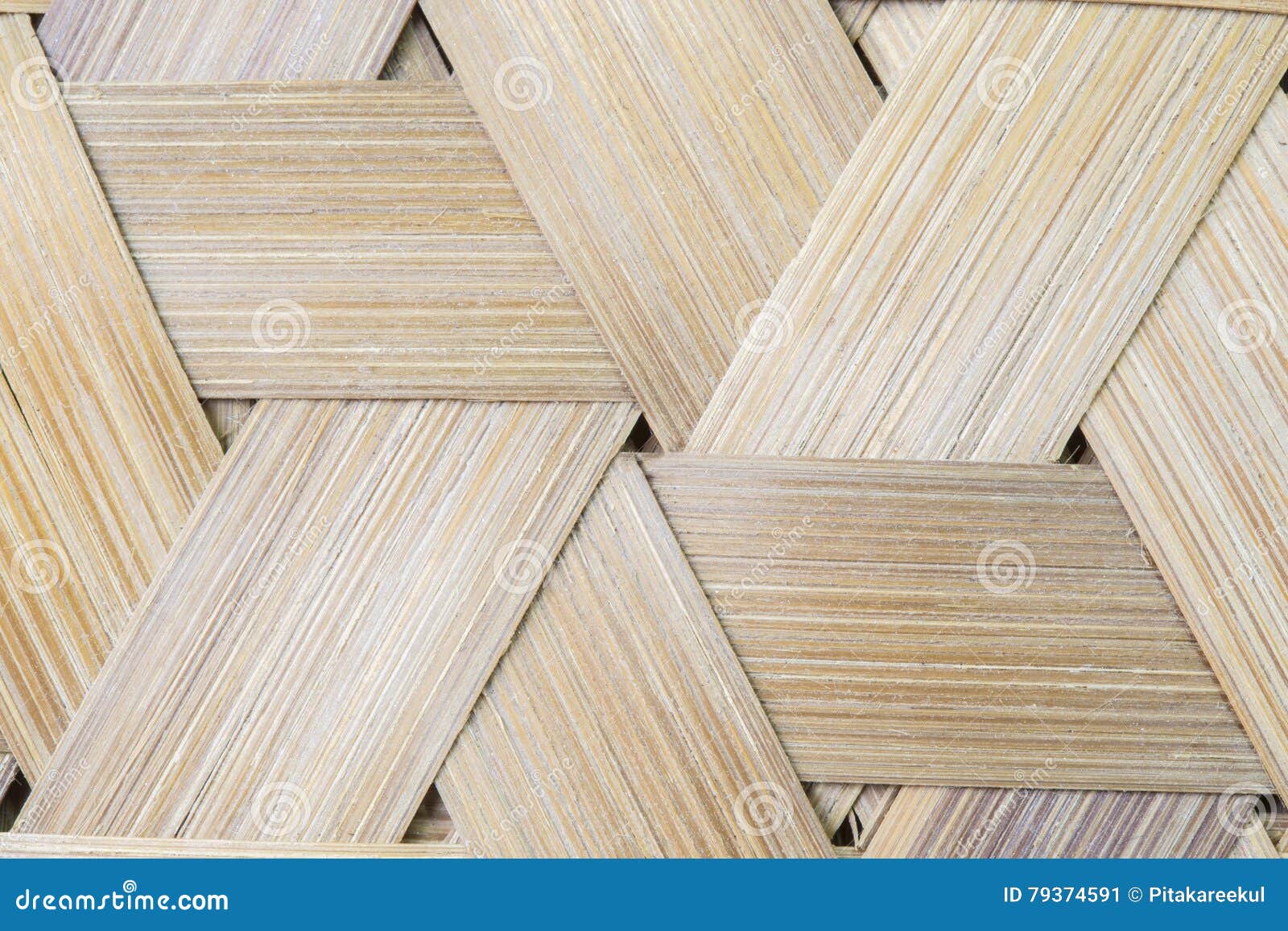 Bamboo Weave Triangle Seamless Background. Stock Image - Image of ...