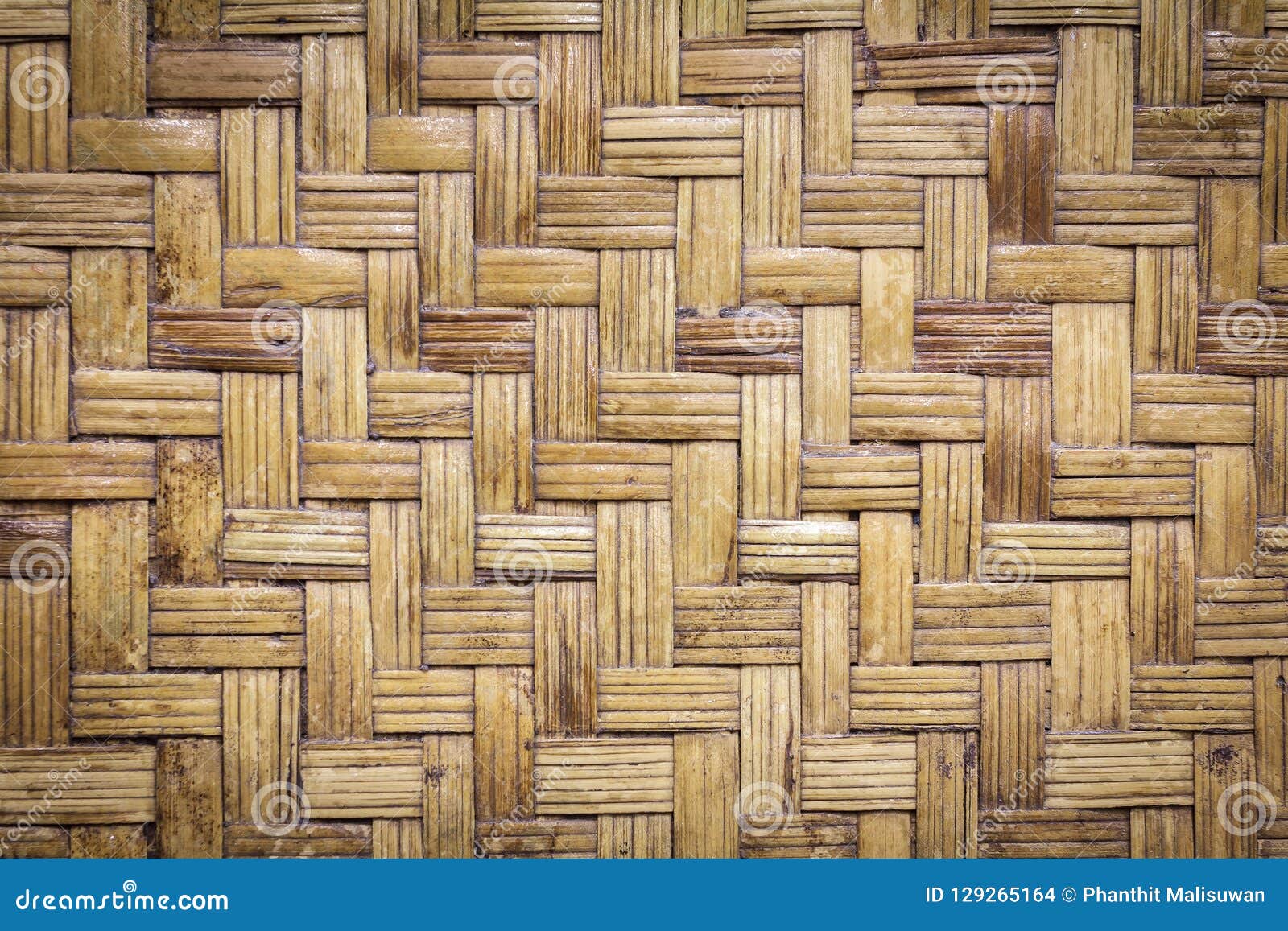 Bamboo Weave Wood Texture Pattern Background. Stock Photo - Image of ...