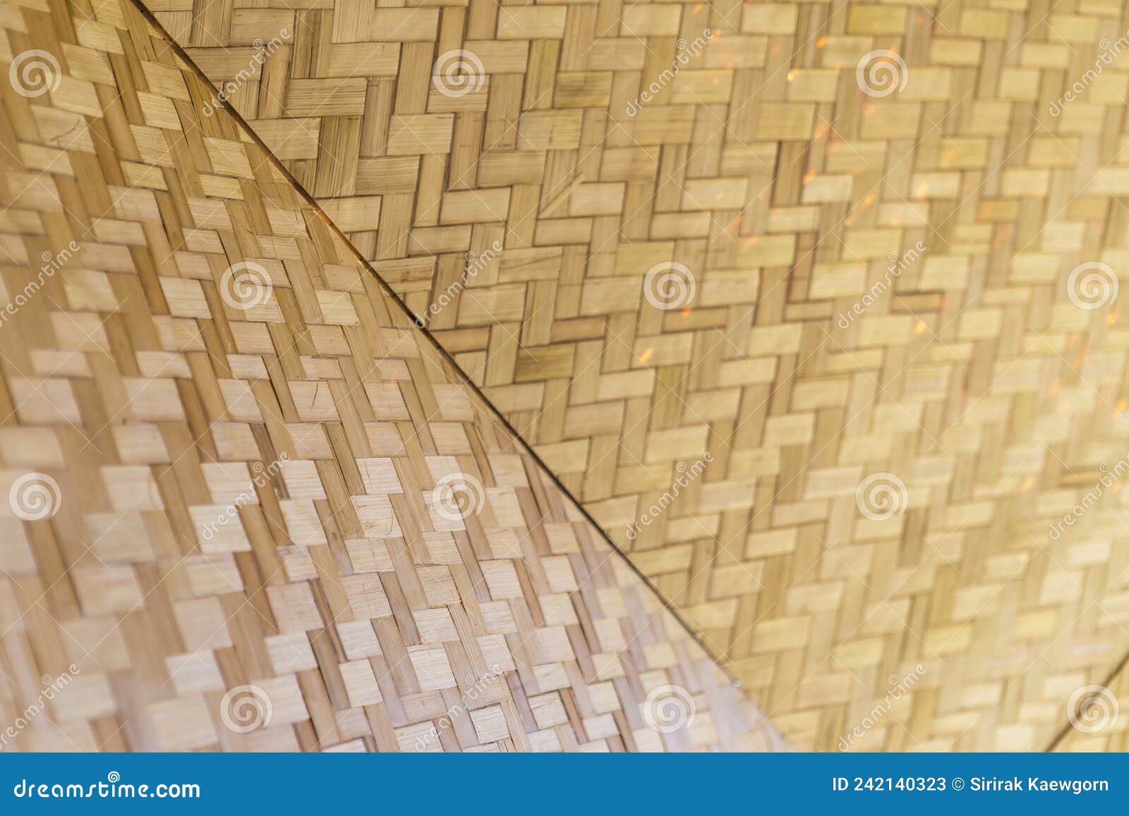 Bamboo Weaving Texture Background, Natural Material Stock Image - Image ...