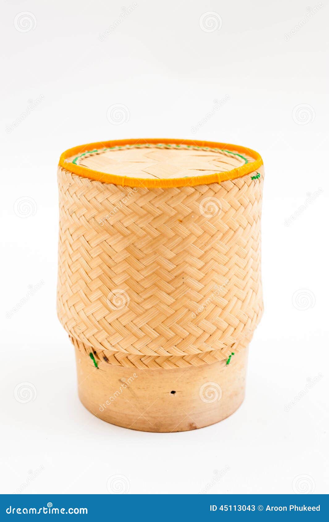 Bamboo wooden rice box stock image. Image of carbohydrate - 45113043