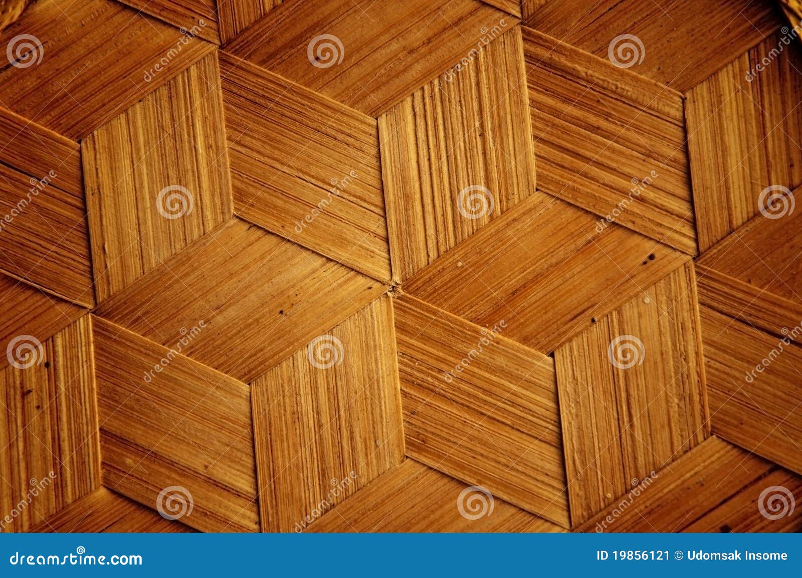 Bamboo Wooden Texture Hexagon Shape Style Stock Image - Image of ...