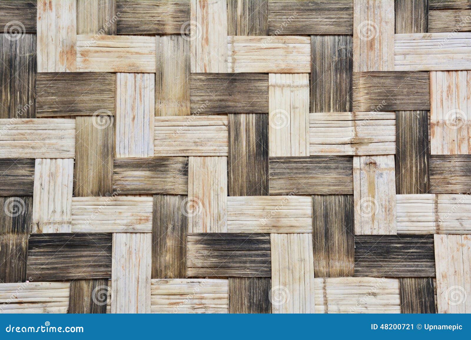 Bamboo Wooden Weave Pattern Background. Stock Image - Image of wooden ...