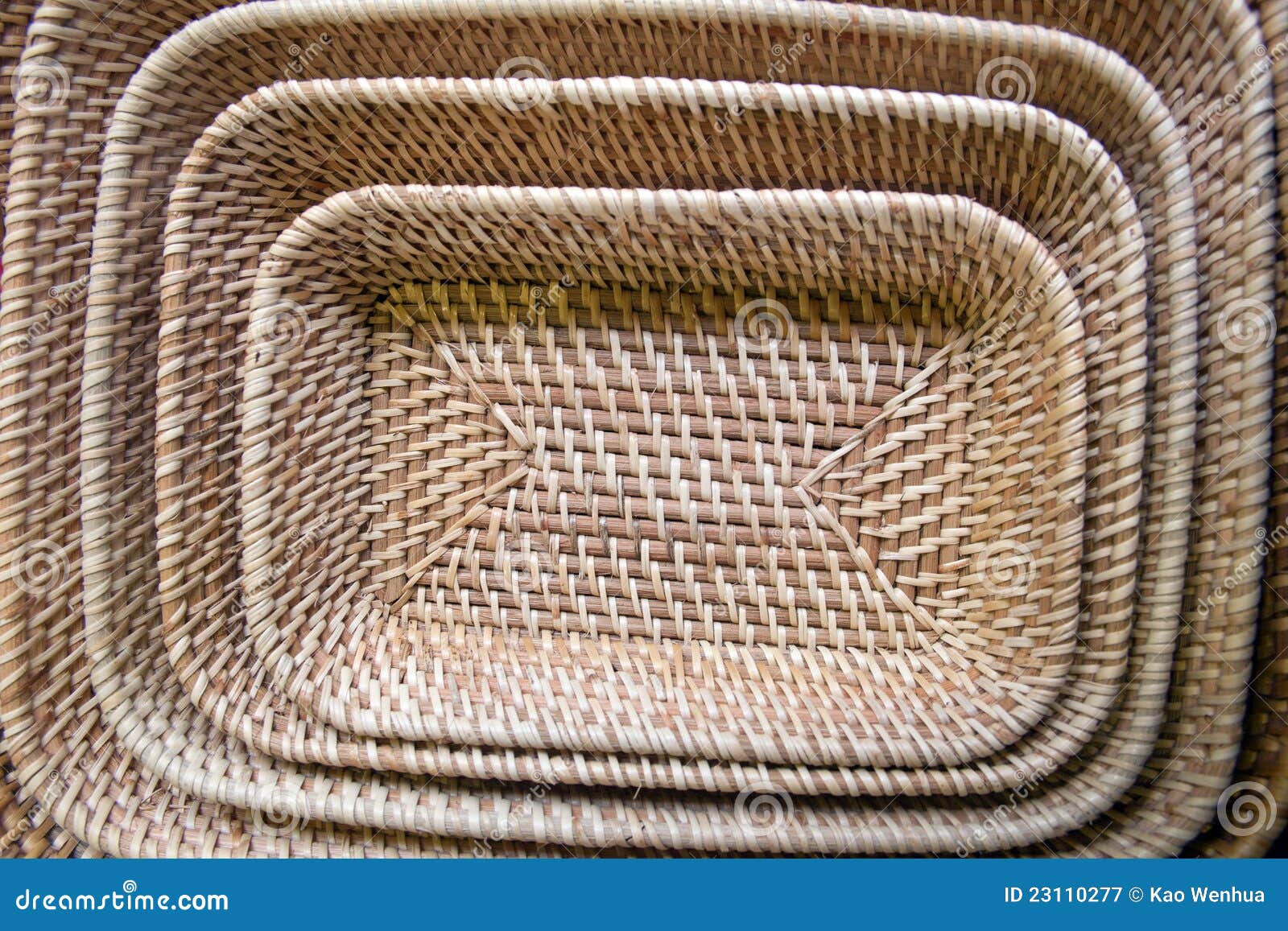 Bamboo woven products stock image. Image of ceramic, empty - 23110277
