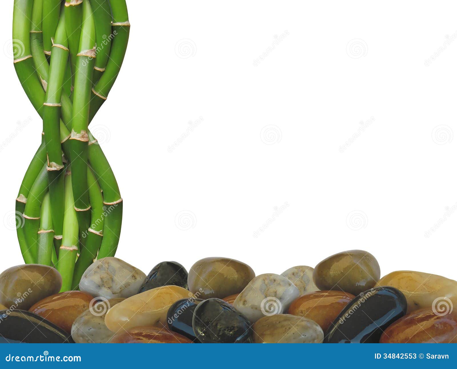 Bamboo and Zen Rock Background Stock Image - Image of peace, calm: 34842553