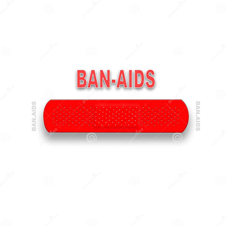 Ban Aids Campaign stock illustration. Illustration of disease - 5603042
