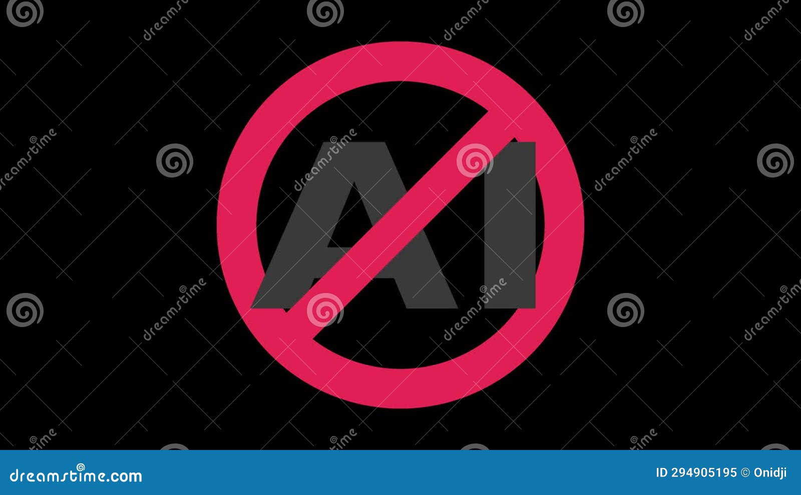 Ban on Artificial Intelligence (flat Design) Stock Video - Video of ...