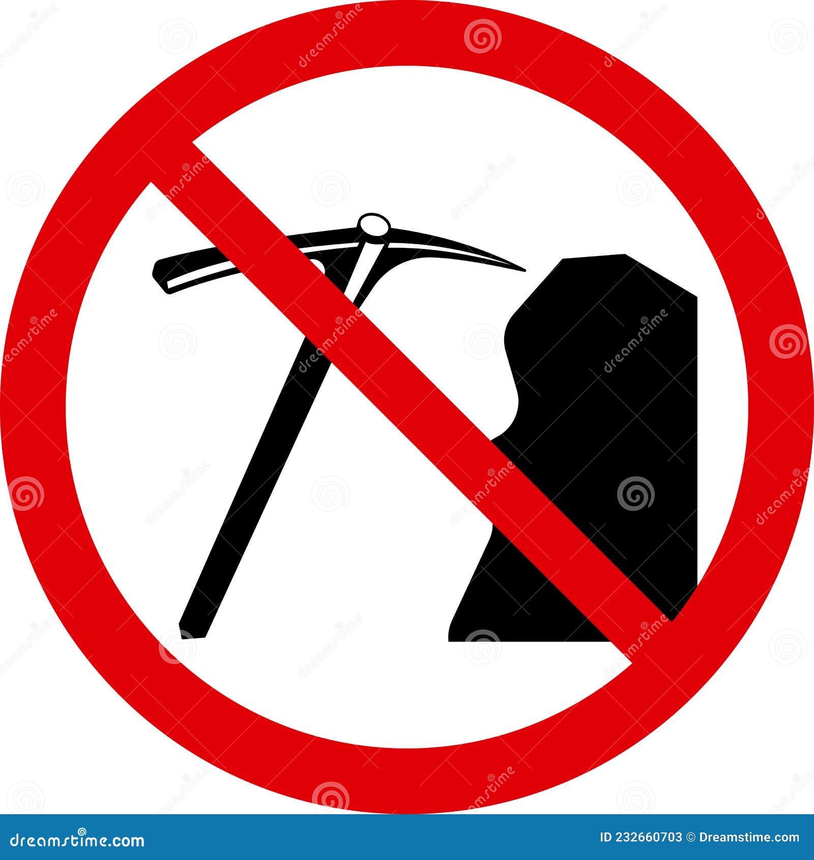 Prohibiting Mining Stock Illustrations – 2 Prohibiting Mining Stock ...