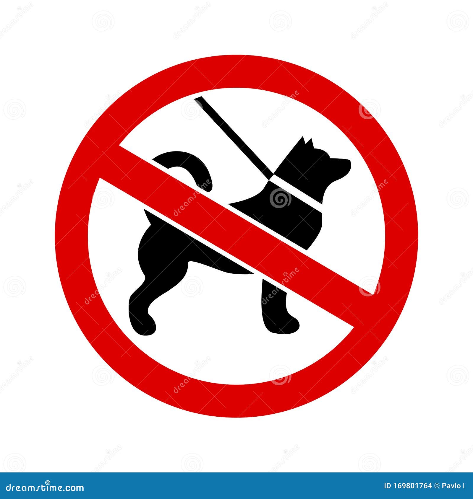 Ban Dog Sign â€“ Stock Vector Stock Illustration - Illustration of ...