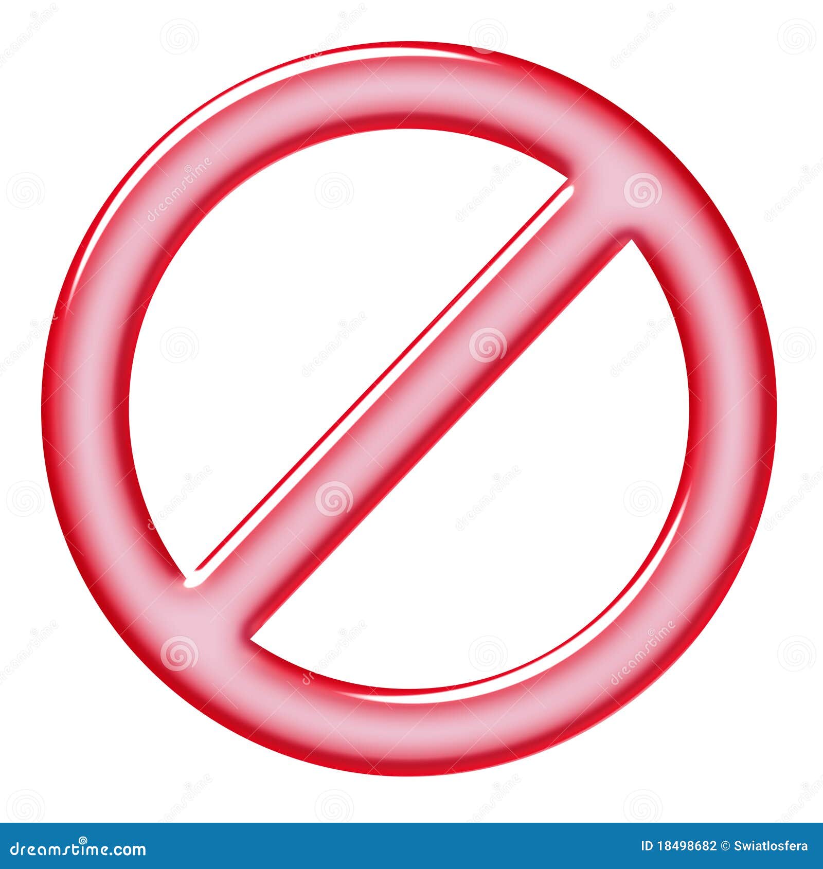 Ban sign stock illustration. Illustration of refuse, label - 18498682