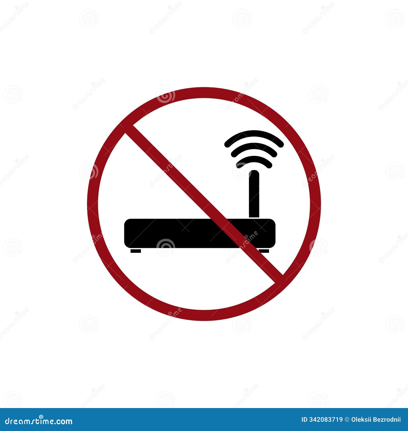 Restricted Symbol Over A Water Plastic Bottle Cartoon Mascot Character ...