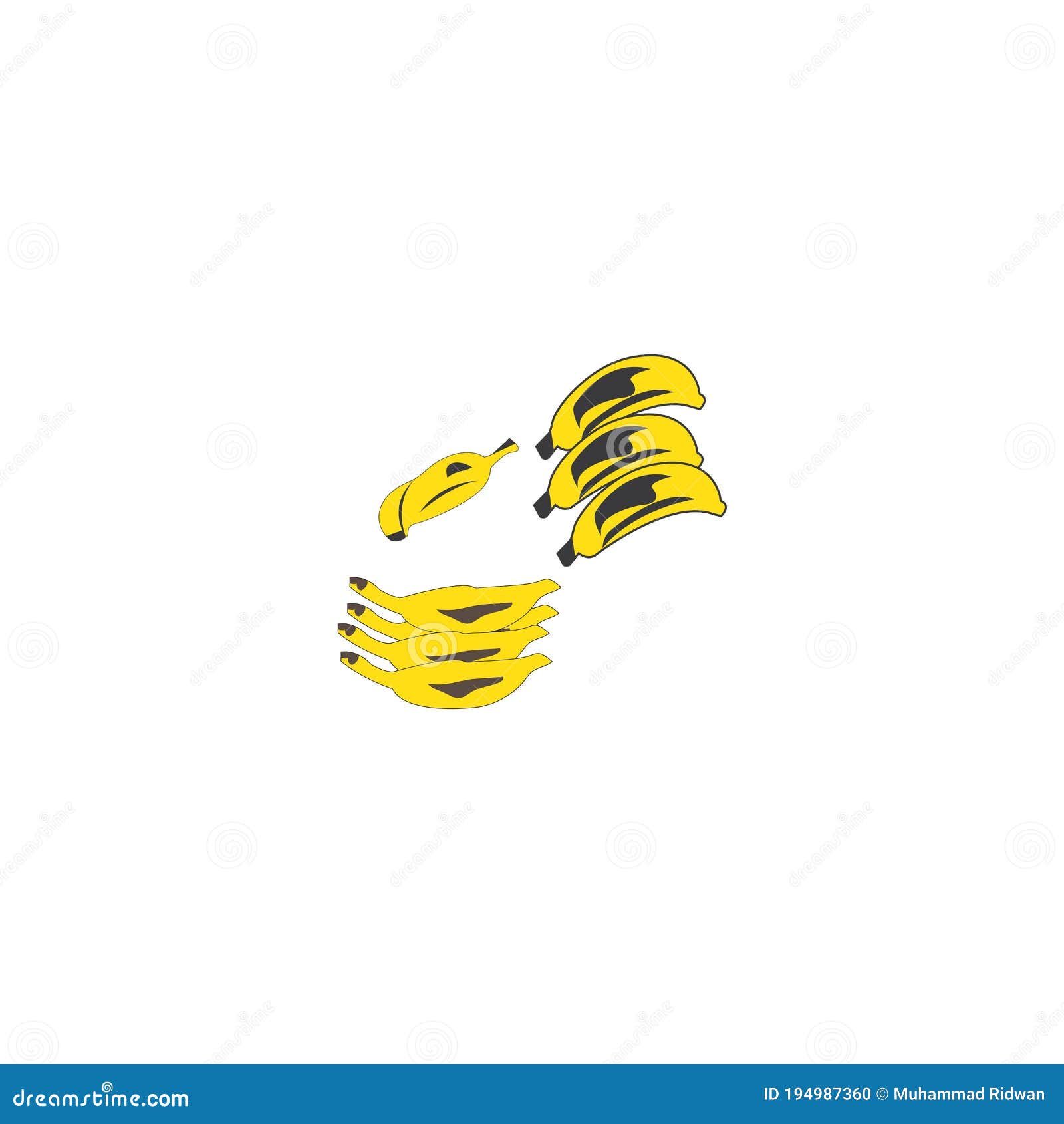 Bana vector stock vector. Illustration of food, appetizing - 194987360