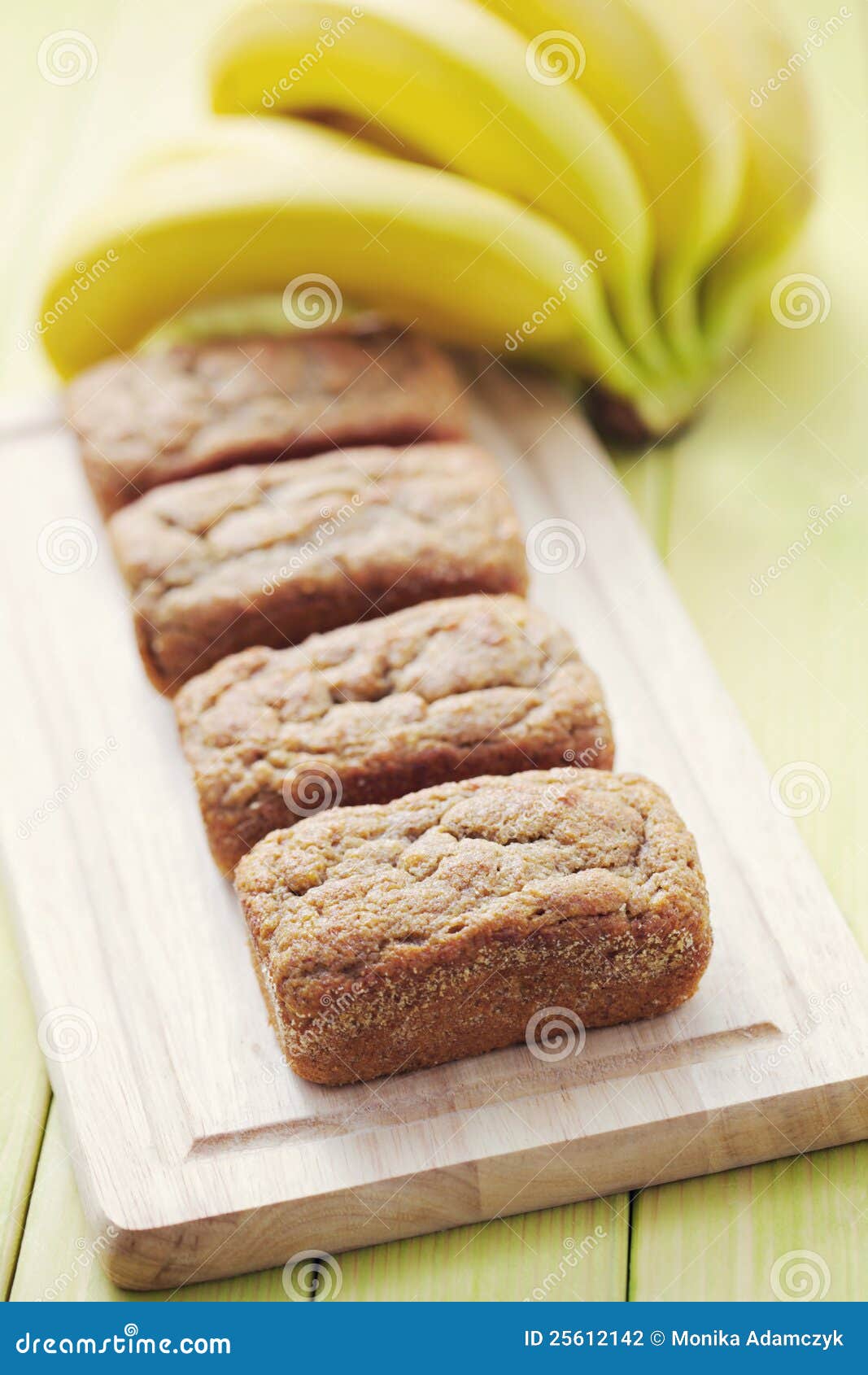Banan breads stock photo. Image of yellow, sweet, dessert - 25612142
