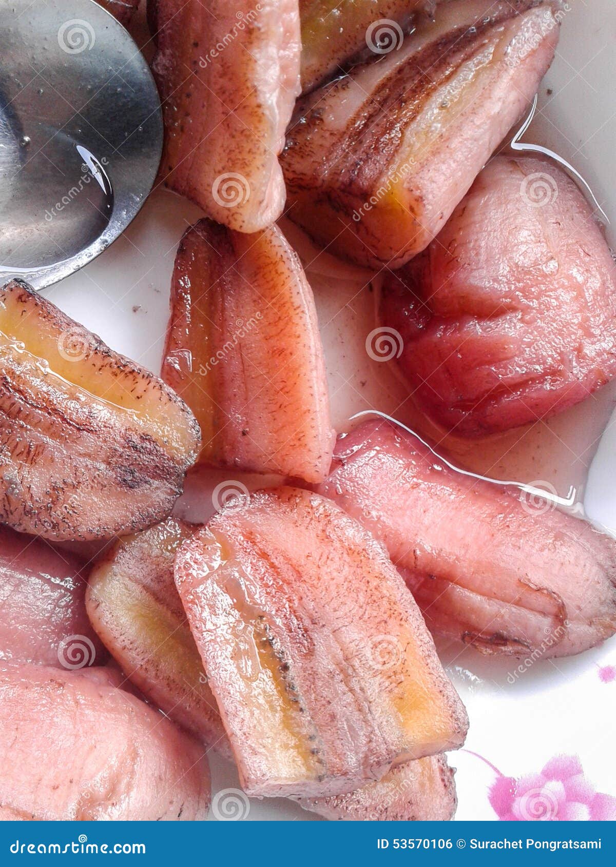 Banana boiled stock photo. Image of sweet, food, delicious - 53570106