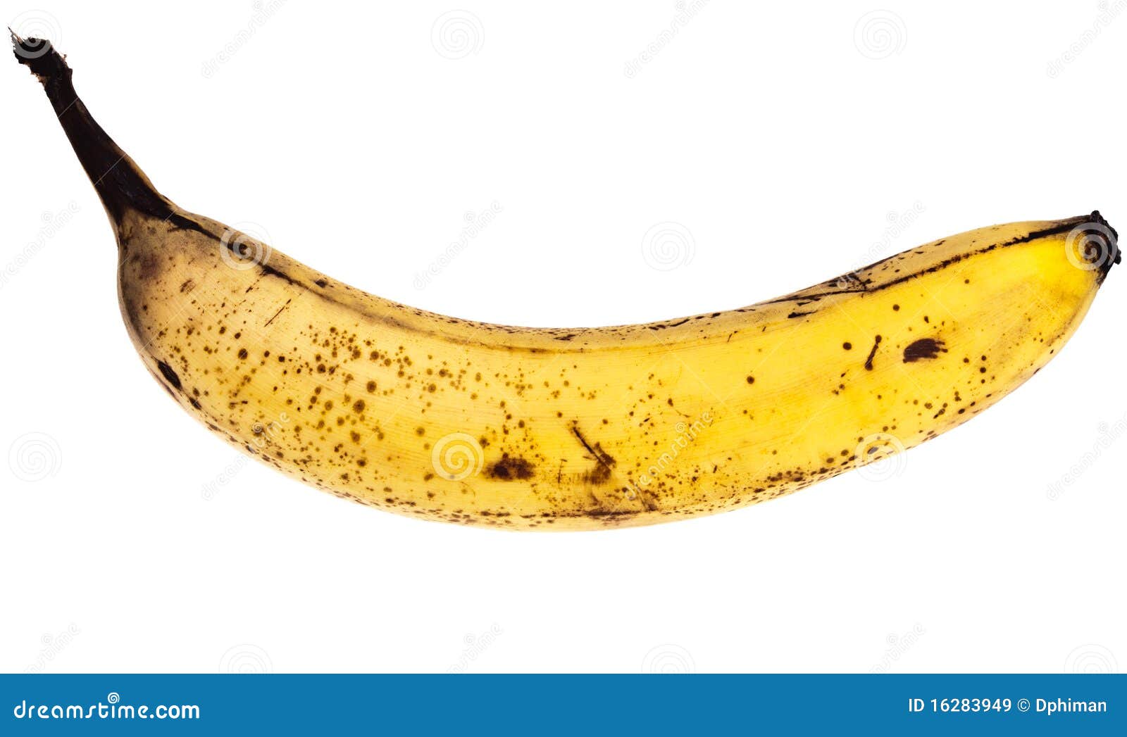 Banana With Brown Spots Royalty-Free Stock Photo | CartoonDealer.com ...