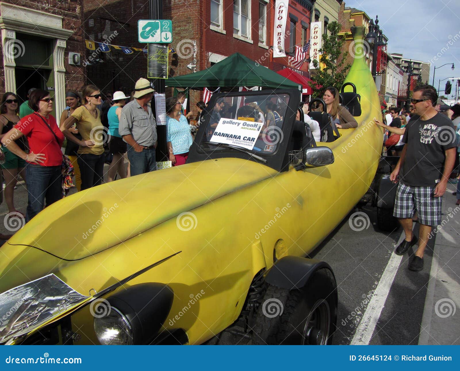 Banana Car editorial stock image. Image of long, weird - 26645124