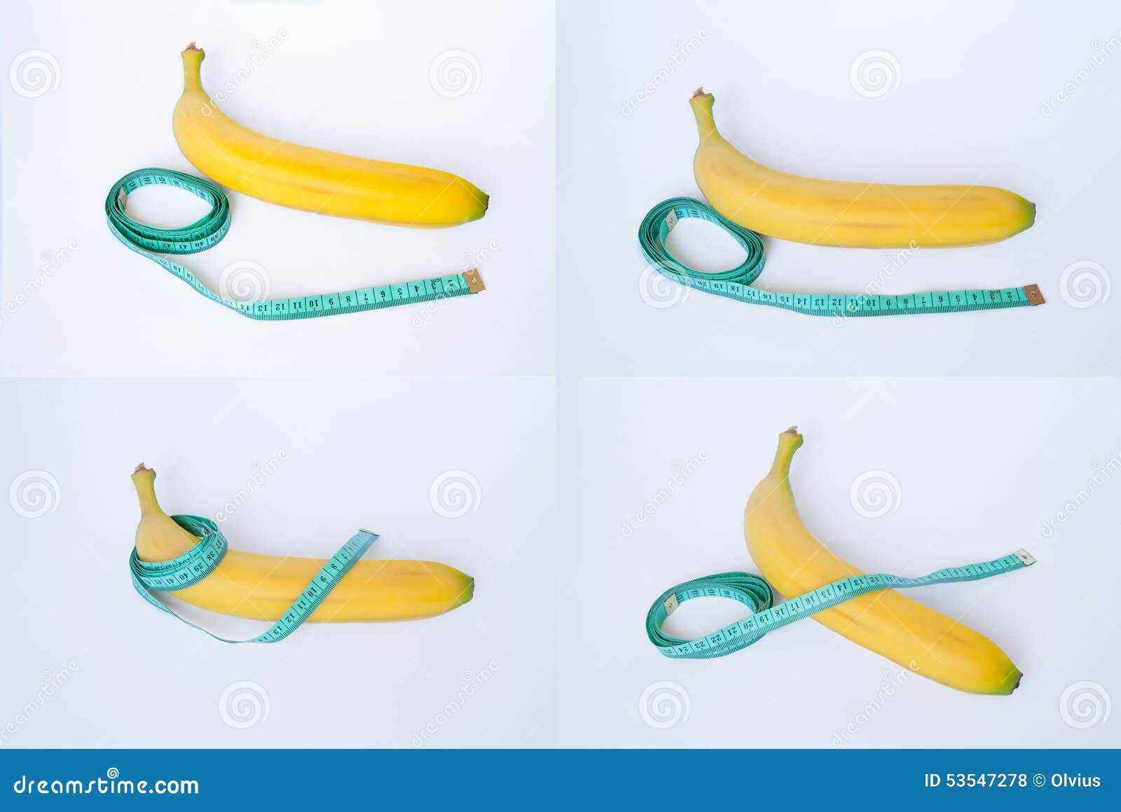 Banana centimeter stock photo. Image of isolated, eating - 53547278