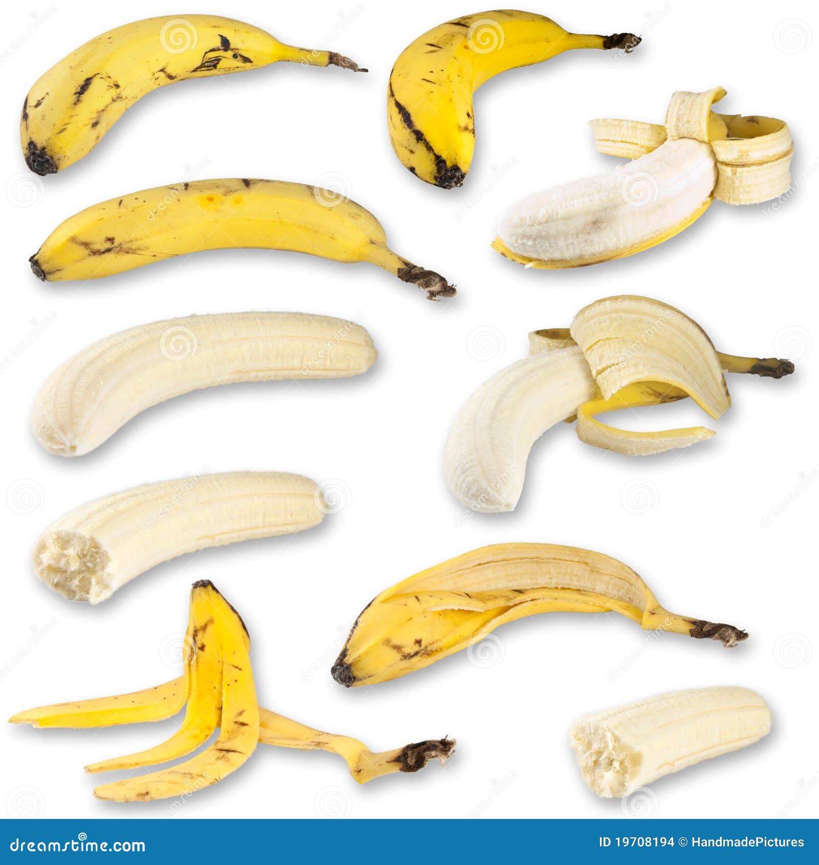 Banana Collage stock photo. Image of organic, breakfast - 19708194