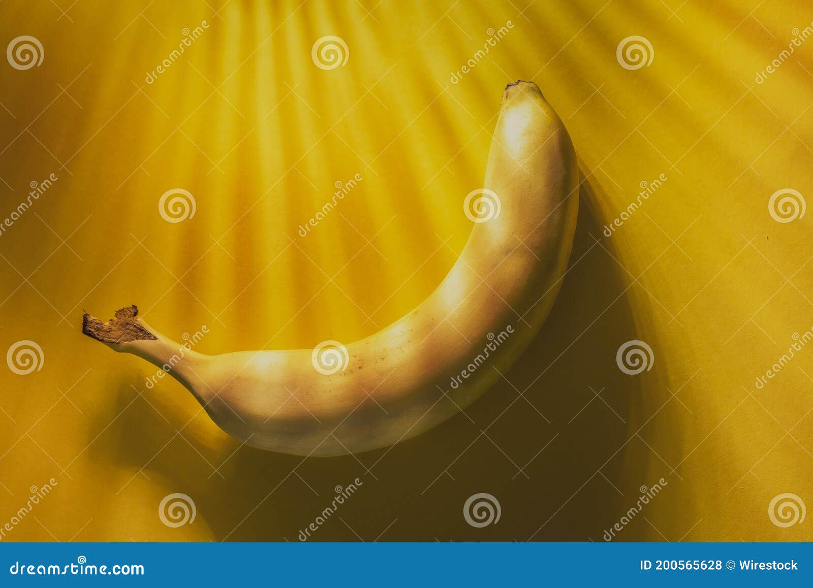 Banana in Color with Light Shaped, for Background Use, Wallpaper Stock ...