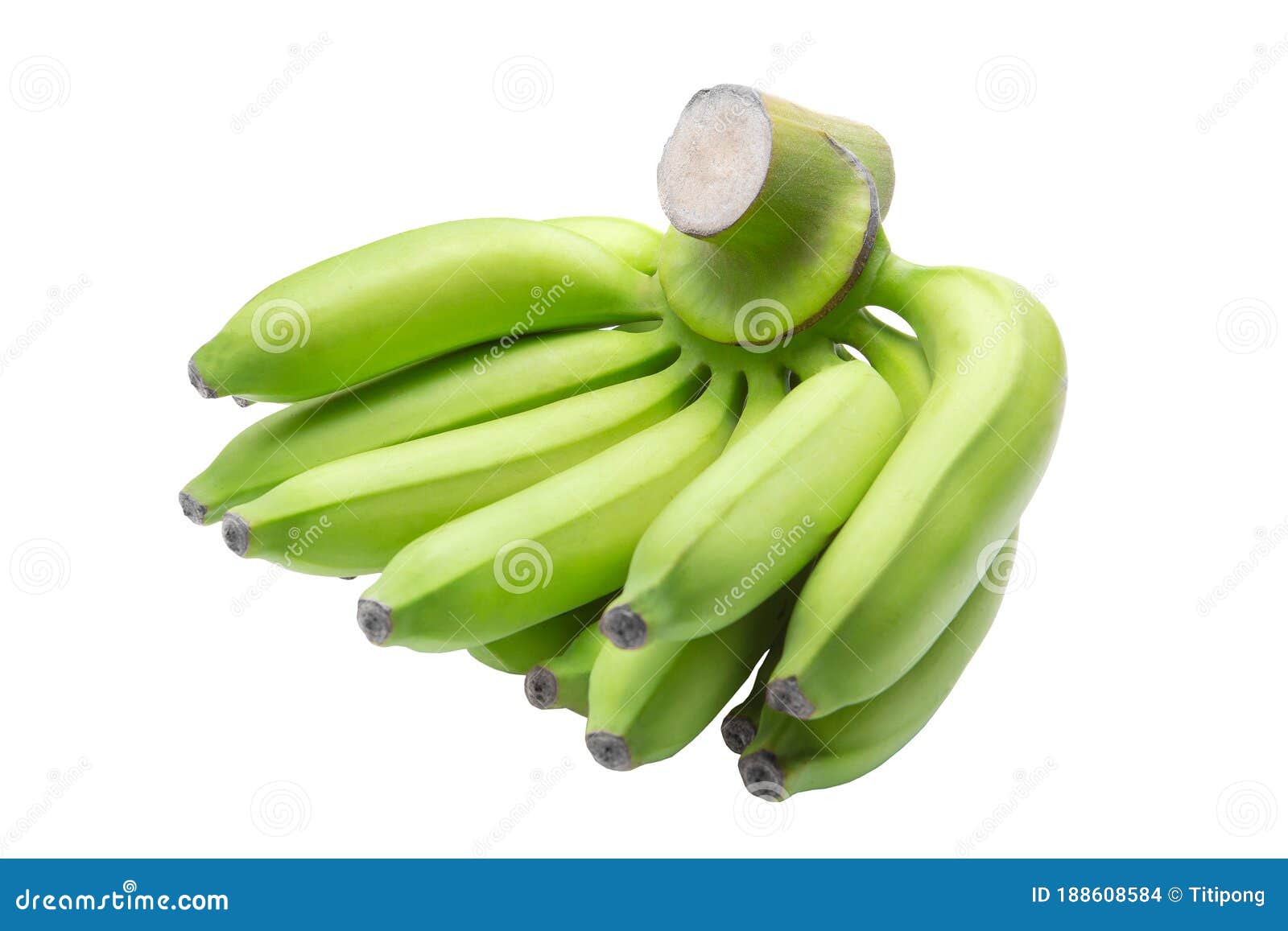 A Banana Comb in a White Background Stock Photo - Image of color ...