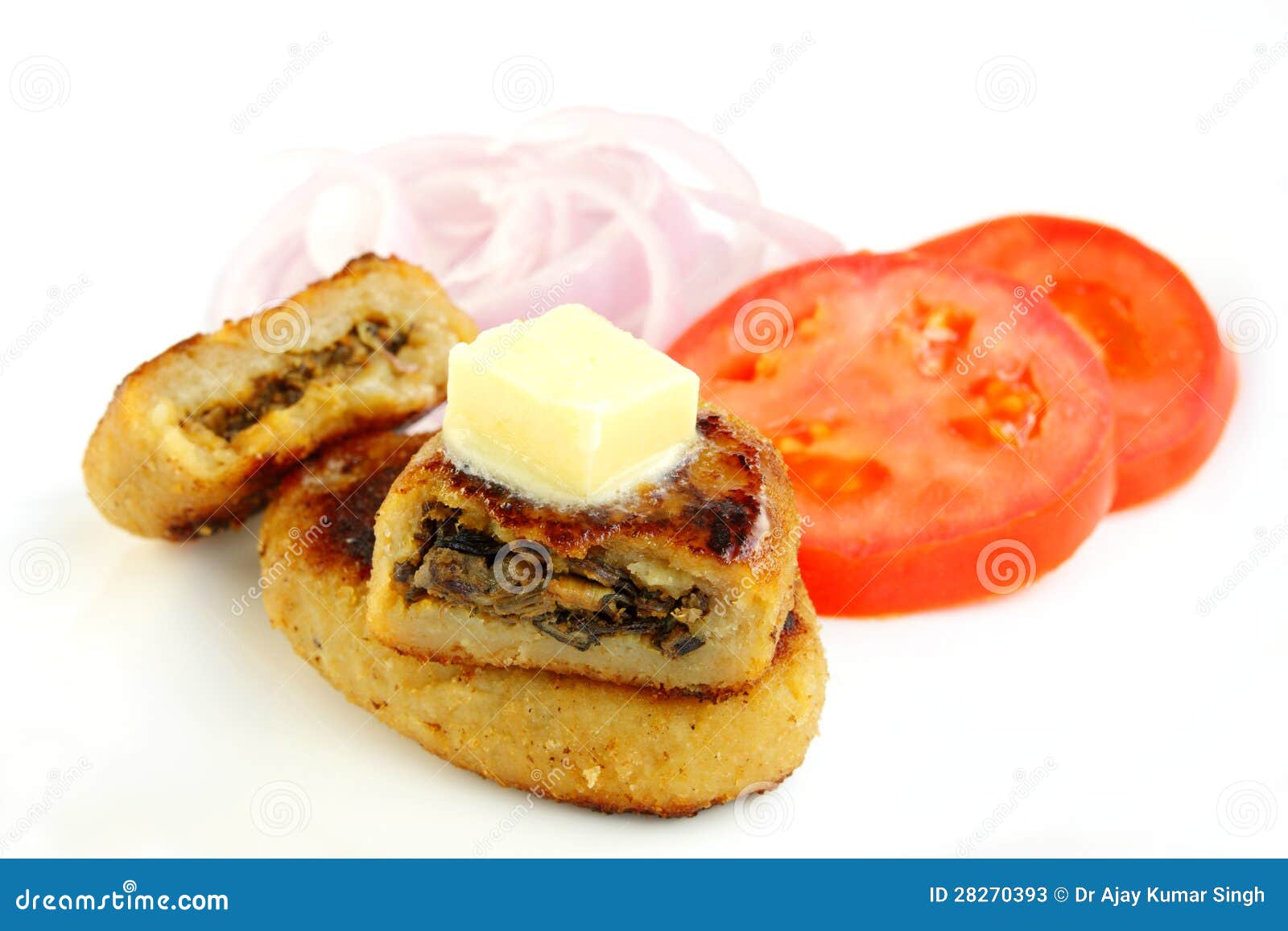 Banana Flower Cutlets, Mochar Chop Stock Image - Image of edible ...