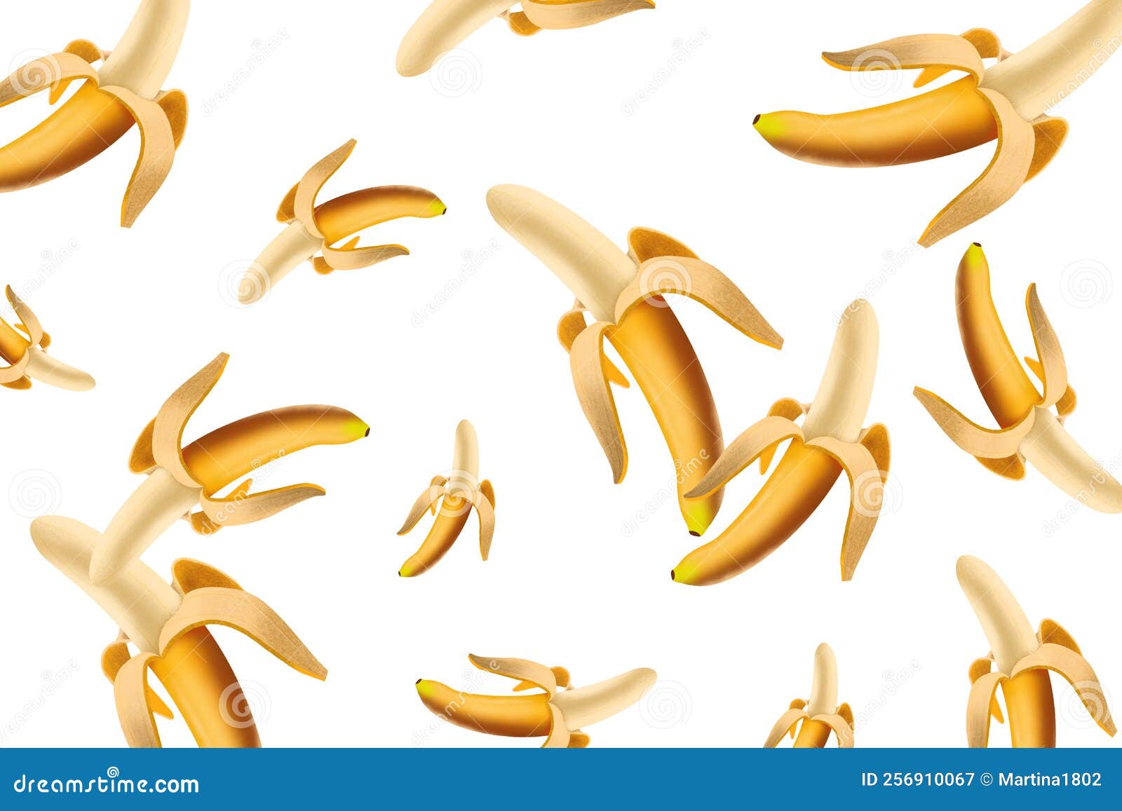Banana fruit background stock illustration. Illustration of vitamin ...