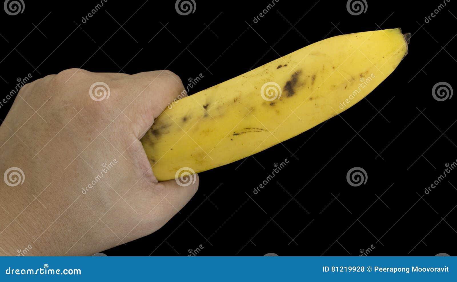Banana Fruit Hand Body Part Stock Photo - Image of food, nature: 81219928