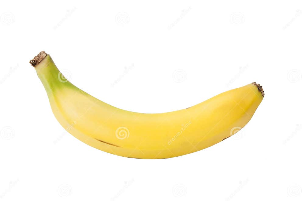 Banana isolated stock image. Image of food, vegetarian - 21566365