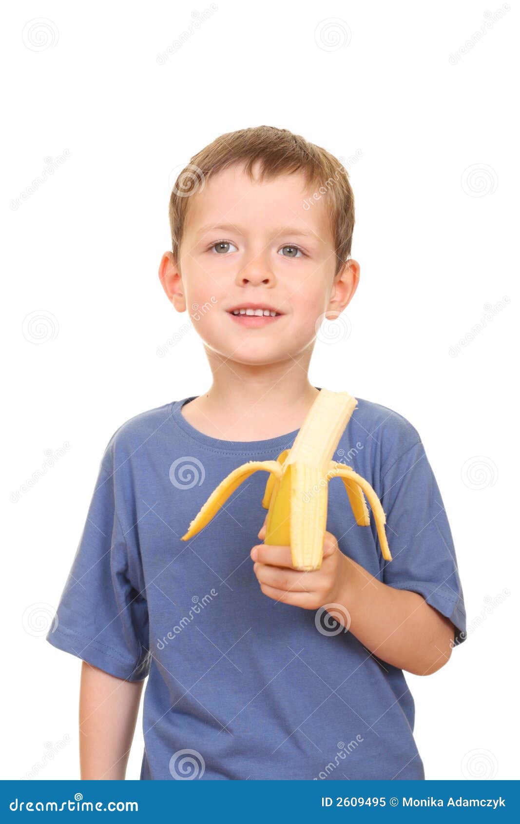 Banana kid stock image. Image of eating, child, caucasian - 2609495