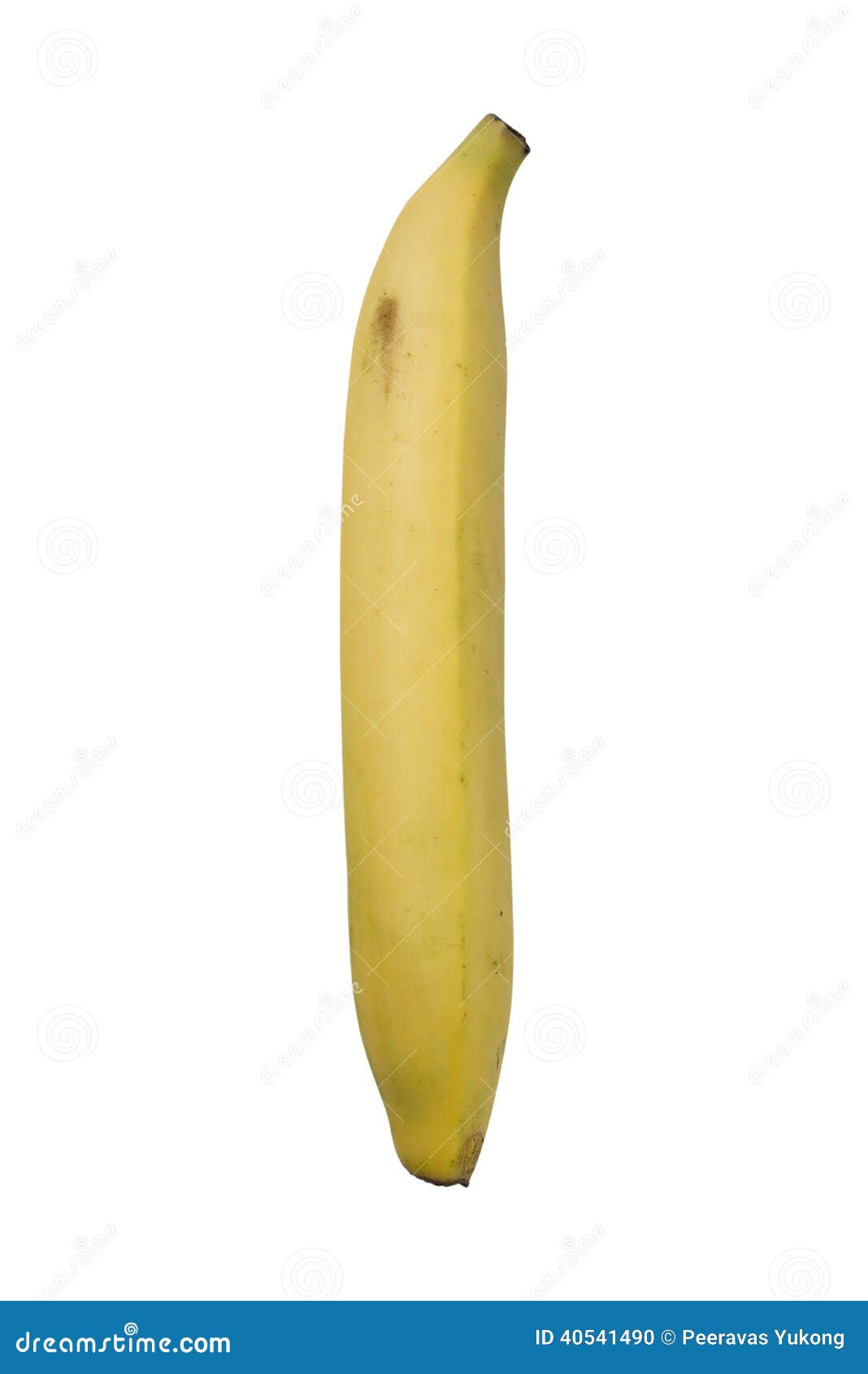 Banana longa e reta foto de stock. Imagem de macro, pele - 40541490