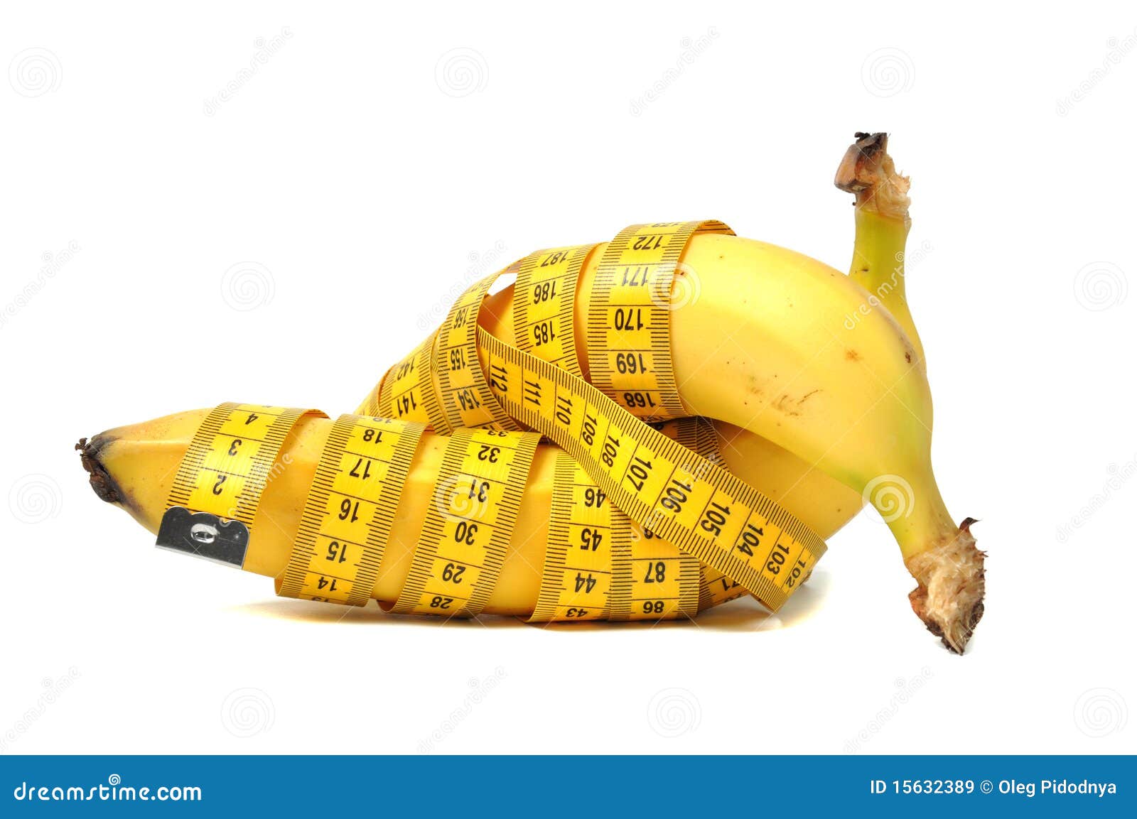 Banana and measure tape stock image. Image of appetite - 15632389