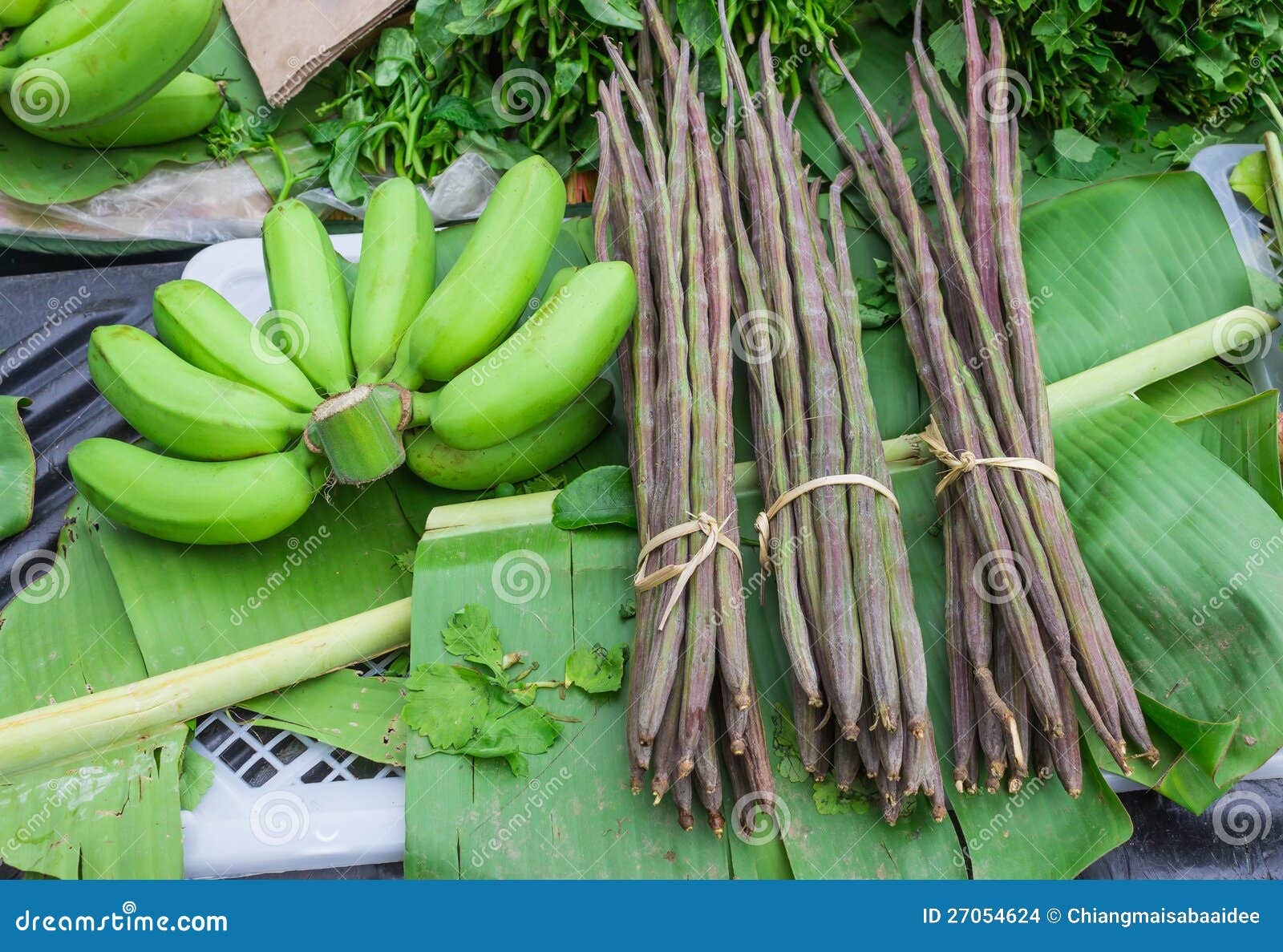 Banana and moringa stock photo. Image of natural, juicy - 27054624