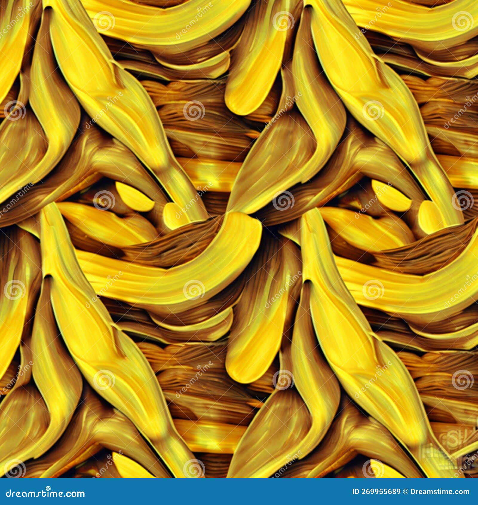 Banana Pattern,illustration of a Banana Texture Stock Illustration ...