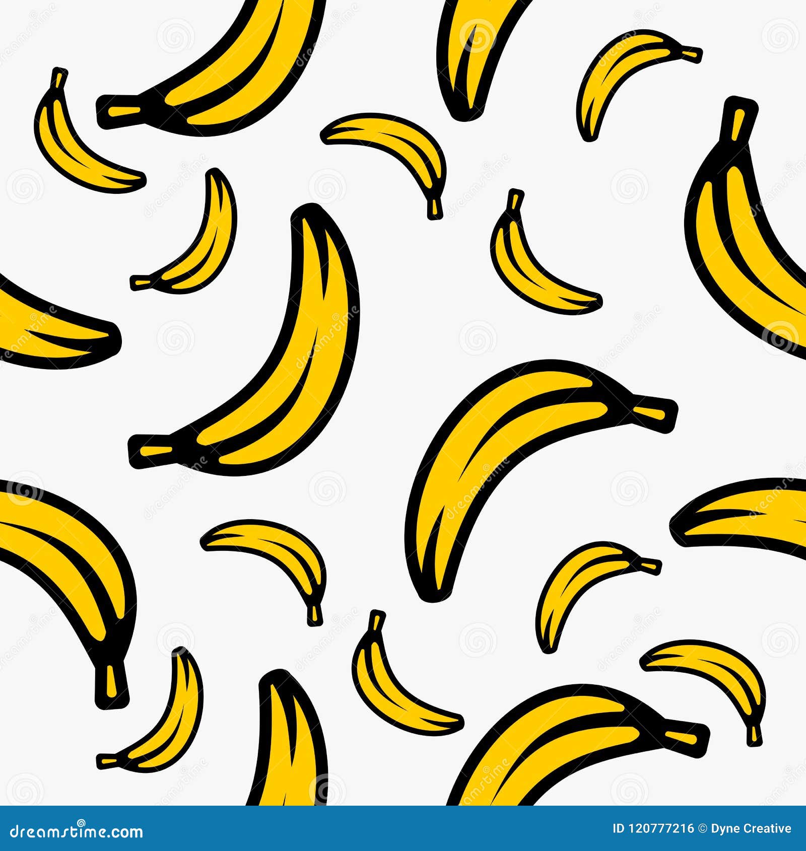 Banana Pattern Vector Design Stock Vector - Illustration of isolated ...
