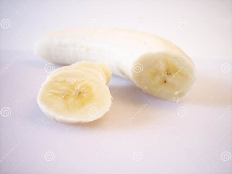Banana - Pealed and Sliced stock photo. Image of healthy - 191232