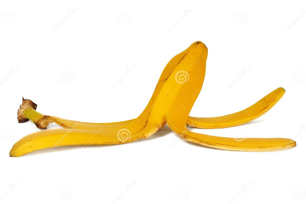 Banana peel stock photo. Image of food, shell, empty - 54644590