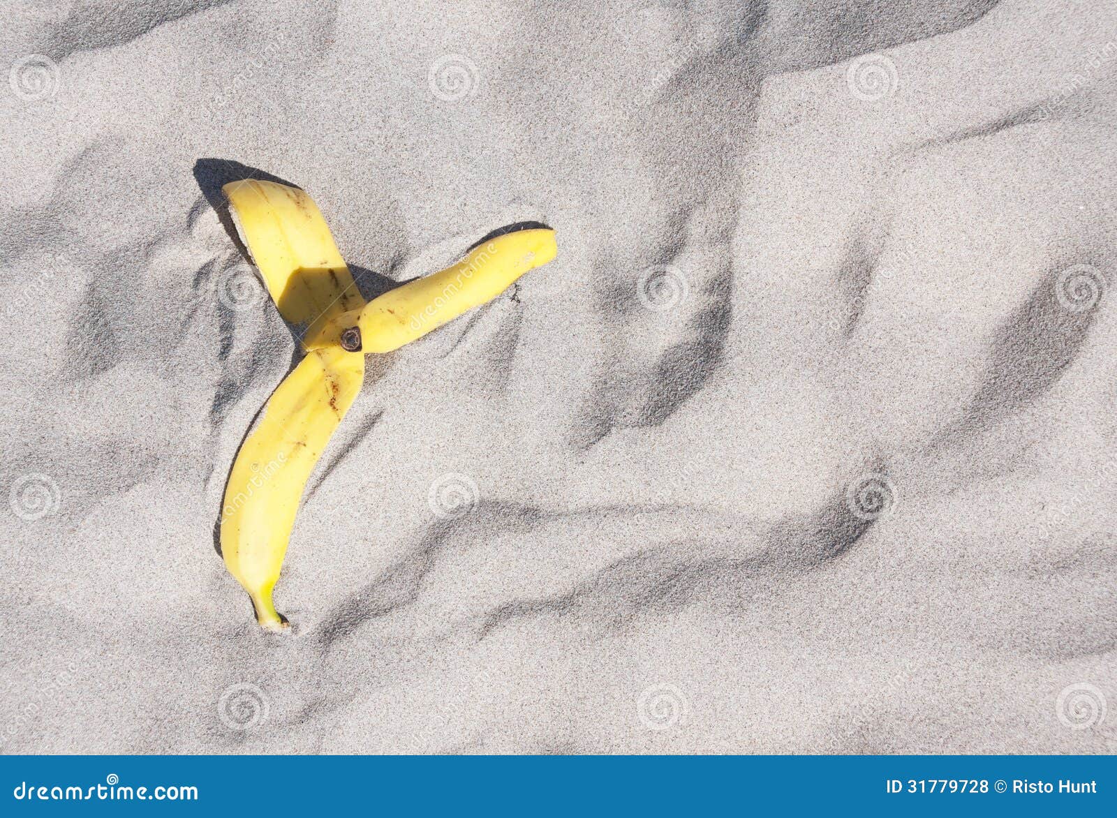 Sand And Banana Stock Image | CartoonDealer.com #79638475