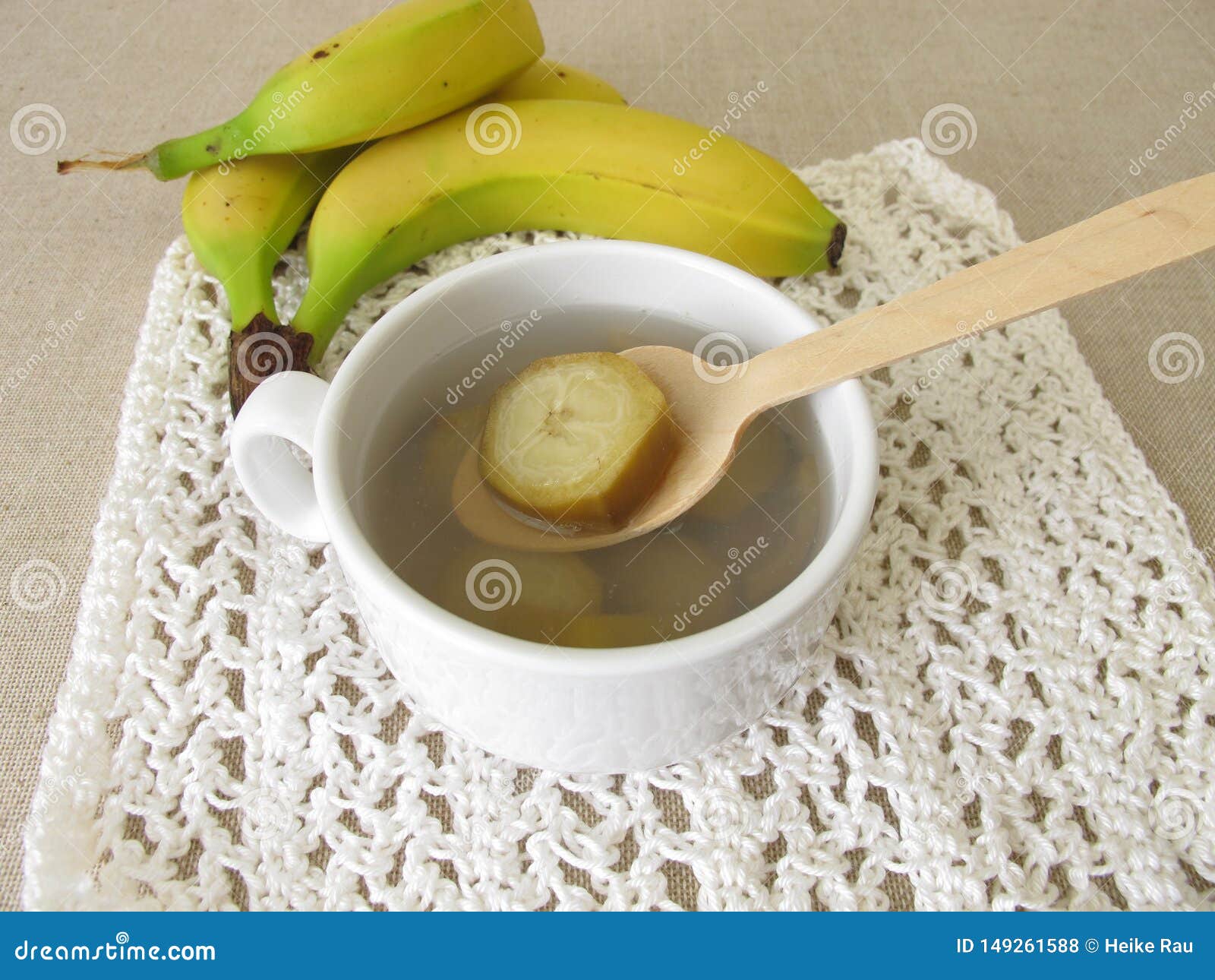 Banana Peel Tea, Tea from Organic Bananas Stock Photo - Image of banana ...