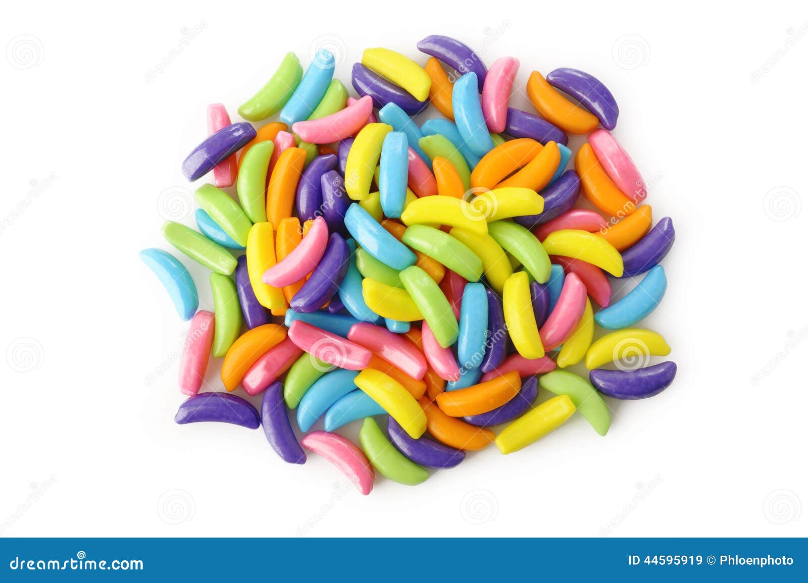 Banana shaped candy stock image. Image of snack, sweet - 44595919