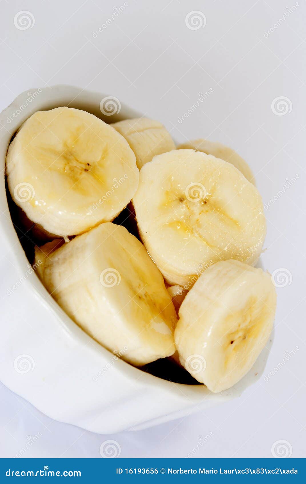 Banana slices stock photo. Image of nutrition, detail - 16193656