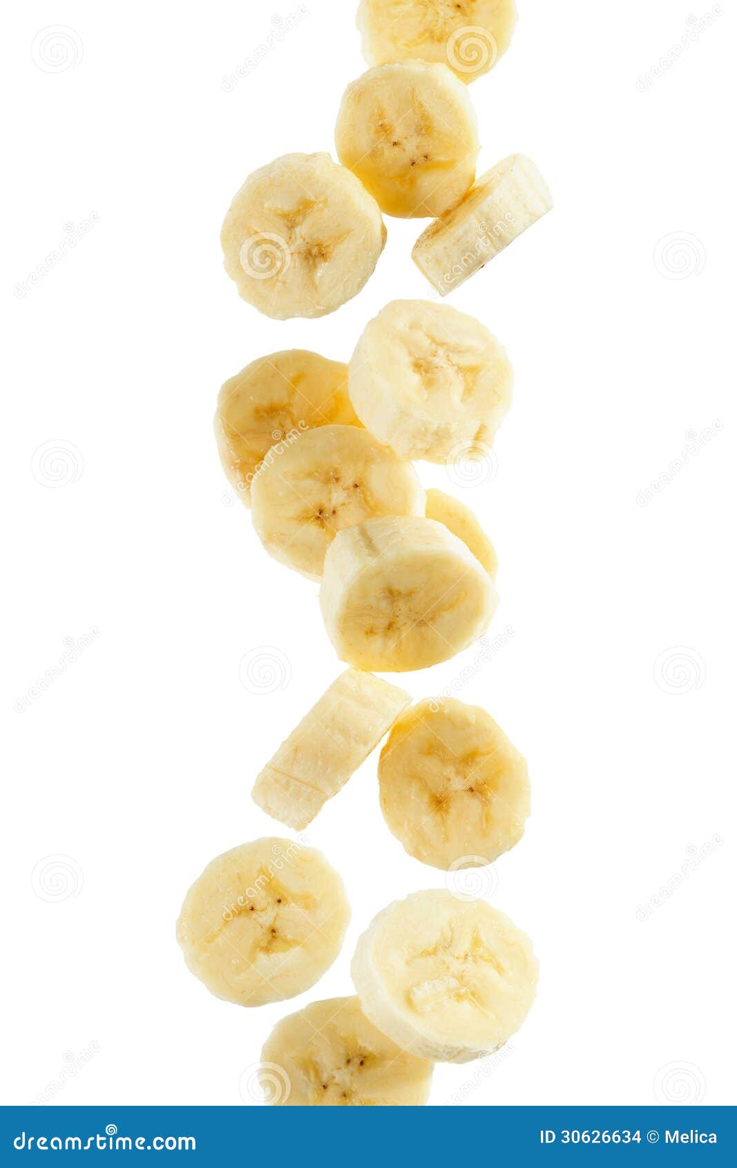 Banana Slices stock photo. Image of gourmet, eating, juicy - 30626634
