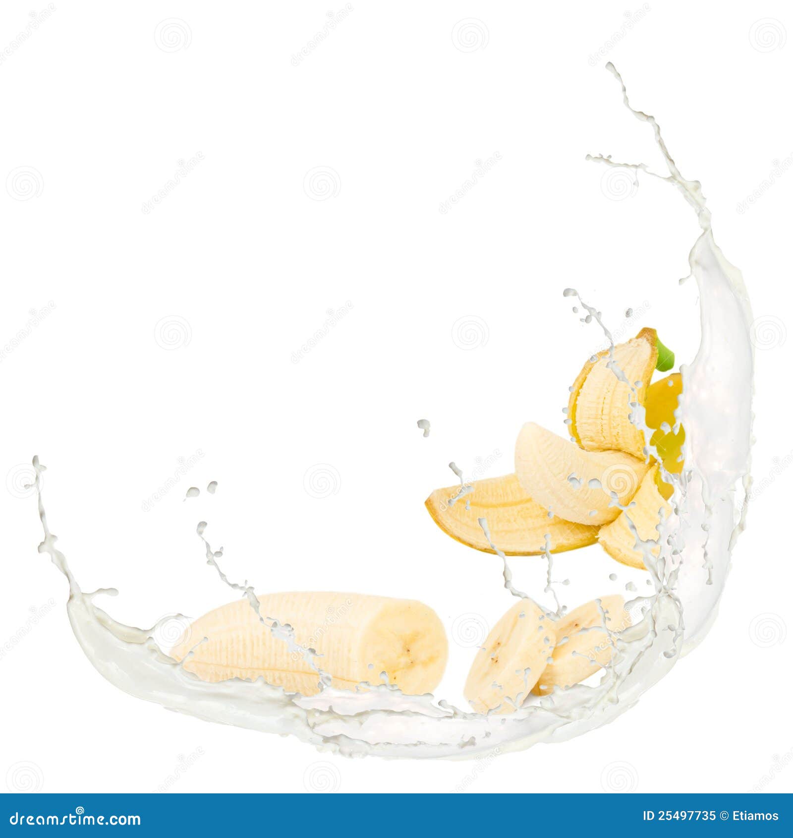Banana splash stock image. Image of cooking, exotic, delicious - 25497735