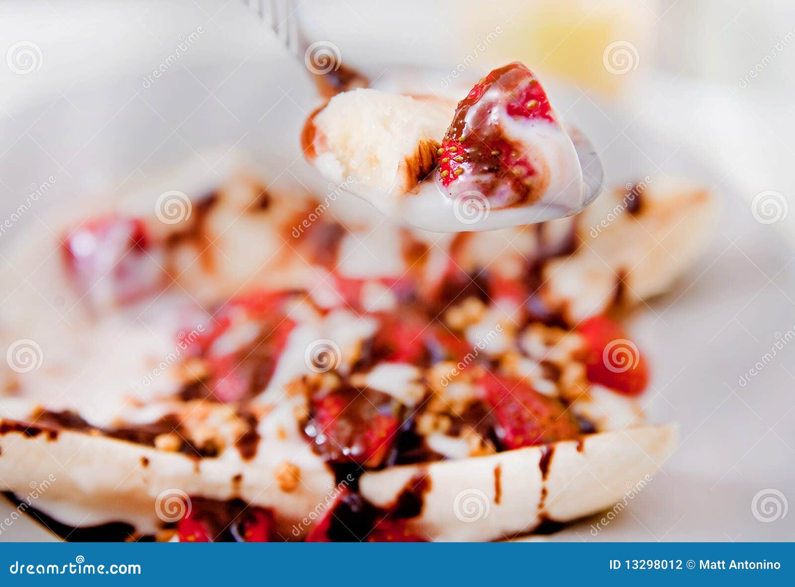 Banana Split Bite Stock Photos - Free & Royalty-Free Stock Photos from ...