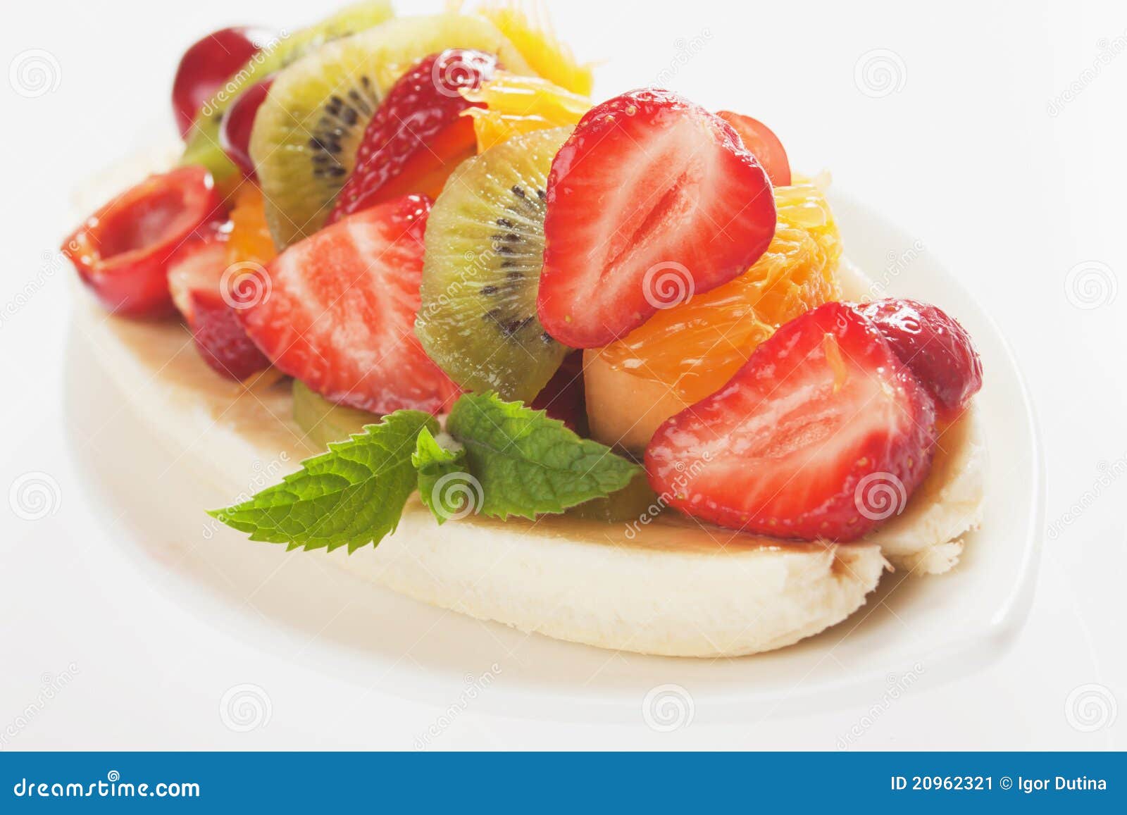 Banana Split with Fresh Fruit Stock Image - Image of photograph, food ...