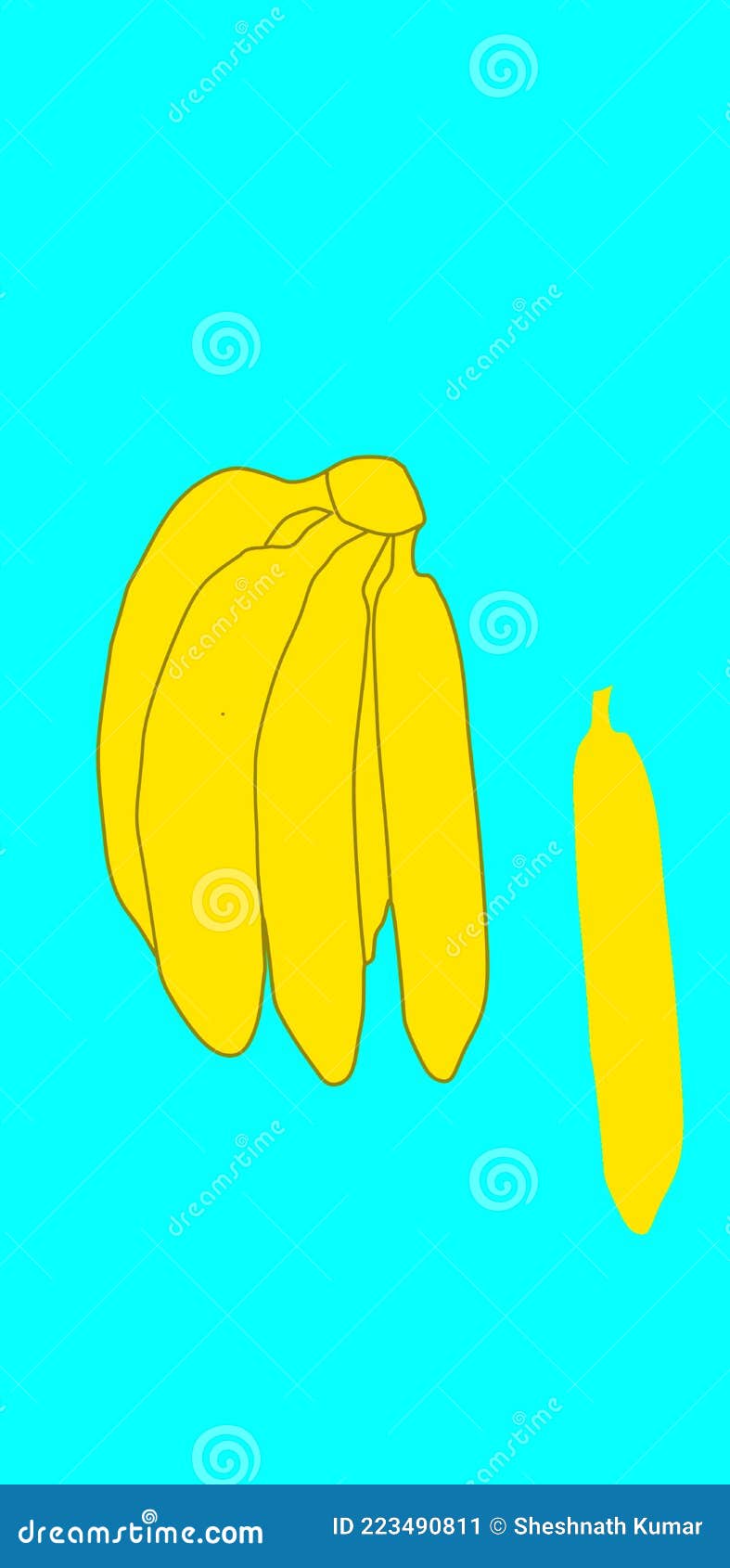 A Stack Of Banana Sweetmeat In Bowls Vector Illustration ...