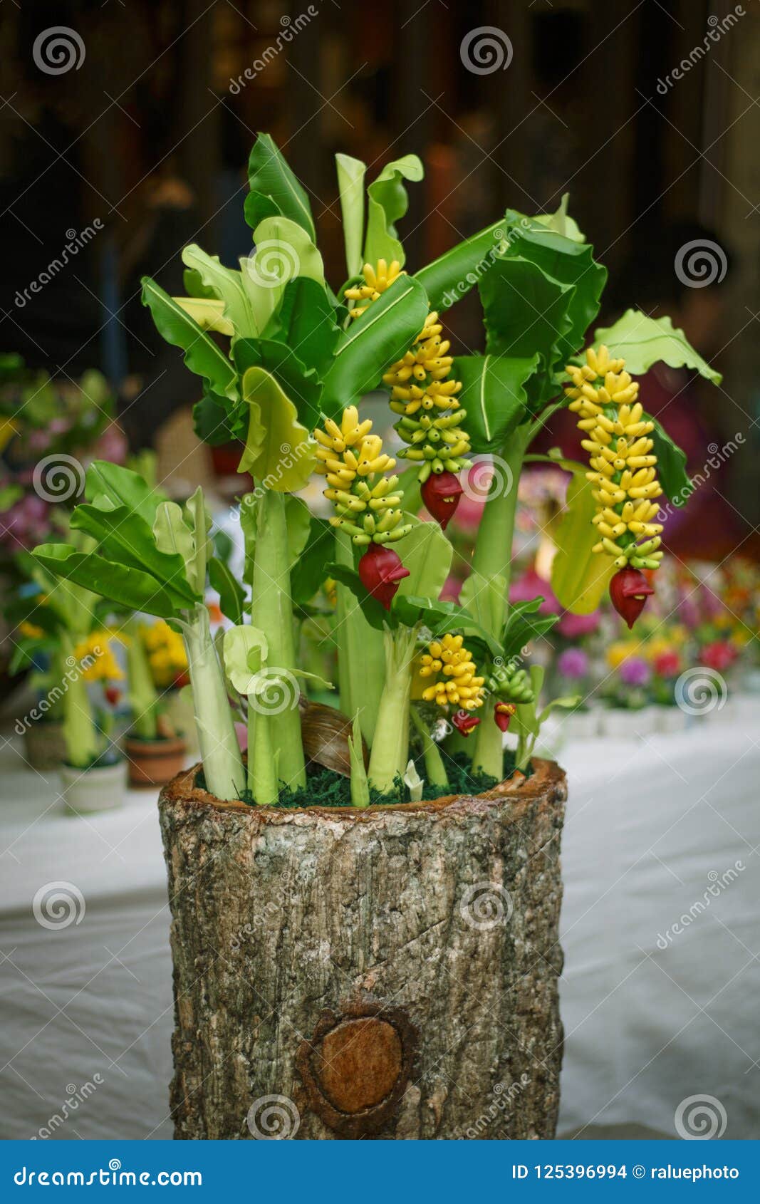 The Banana is with the Trunk, a Handmade Artifact Stock Photo - Image ...